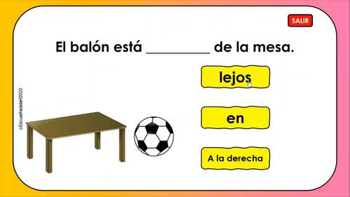 Las Preposiciones de Lugar en Español - Bundle - Print and Digital