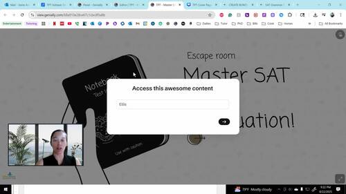 SAT Grammar Prep: Deserted Island Escape Room -FUN and Engaging (See ...