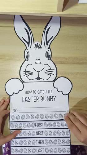 How to Catch the Easter Bunny Writing Craft First Next Then Last Prompt ...
