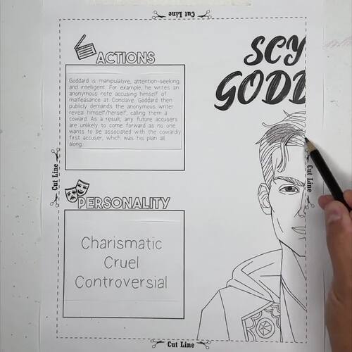 Scythe Character Analysis Posters | Character Collabs by Chomping at ...