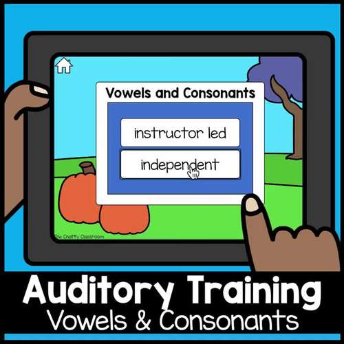 Autumn Themed Auditory Training: Vowels & Consonants by The Chatty ...