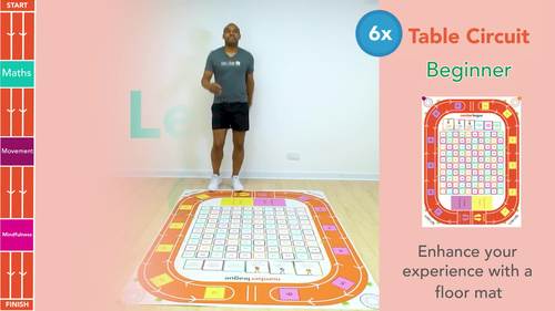 Multiplication Facts Worksheets and Video - 6x Times Table Circuits Bundle