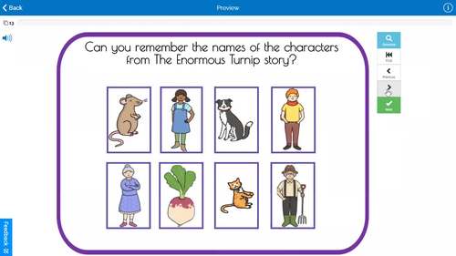 The Enormous Turnip BOOM CARD DECK counting games - numbers to 10