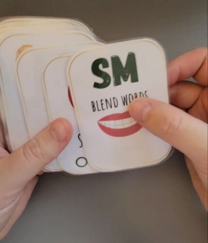 Mini SM Blend Sound Cards | Articulation Practice | Speech Therapy