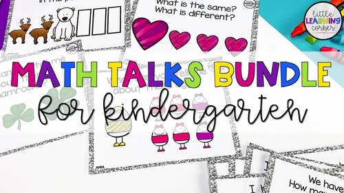 Preschool Math Talks WINTER PreK / Critical Thinking Number Prompts