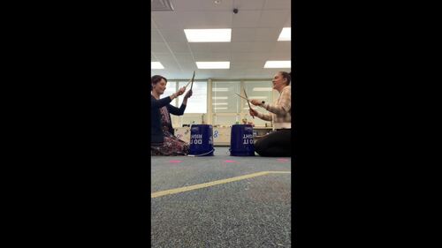 Techno Cumbia | Bucket Drumming Arrangement by Ms Mattinglys Music Class