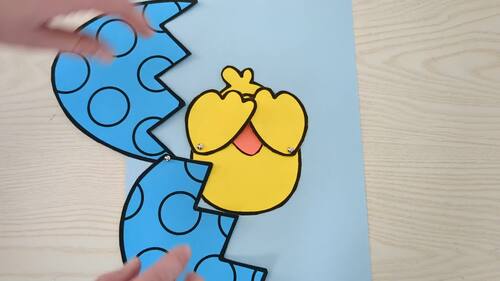 Hatching Chick Craft | Spring Craft Kindergarten | Easter Egg Coloring