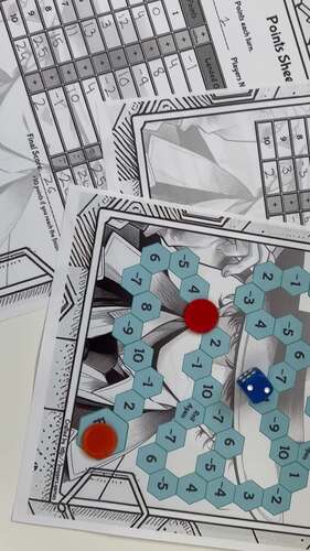 Max Prime's Bee Positive Hex Race - Adding - Positive and Negative Integers