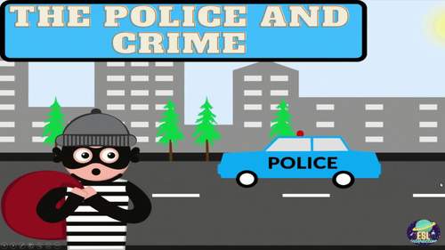 The Police and Crime. ESL/ESOL PowerPoint Lesson for A2 Level Students.