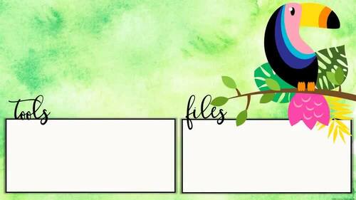 Toucan Theme Decor {Digital Add-On} by Teacher's Clubhouse | TPT