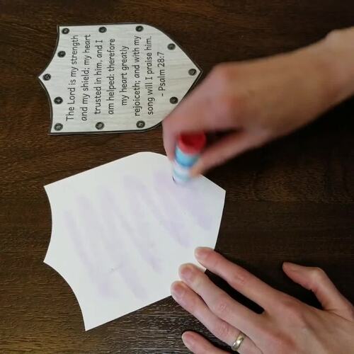 Shield Fan Bible Craft Kids Sunday School Psalm 28 Bible Lesson Church ...