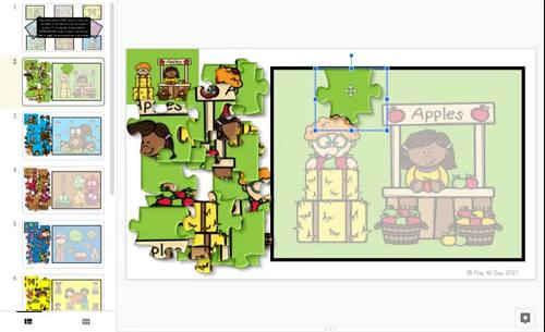 FALL Digital Puzzles | Distance Learning Activities | Google Slides™ & PPT™