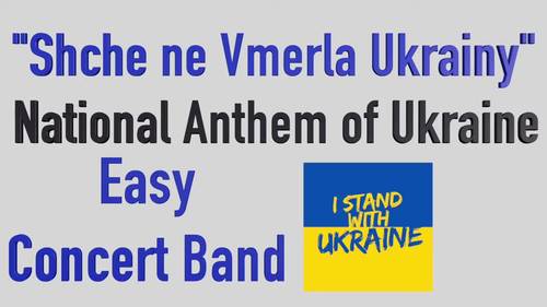 "National Anthem of Ukraine" for Young Concert Band - Sheet Music ...