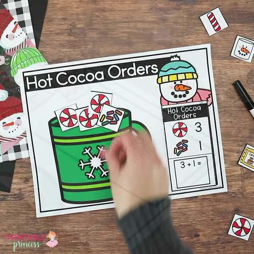 January Morning Tubs for Kindergarten by The Printable Princess | TPT