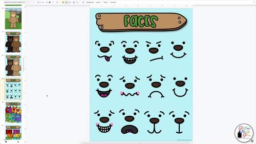 Digital Build a Camping Bear Art Project & Writing Prompts, End of Year ...