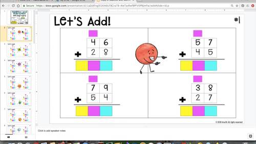 Addition and Subtraction with Regrouping Google Classroom - Place Value