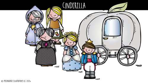 Cinderella clip art, princess, literature, book companion COMBO PACK