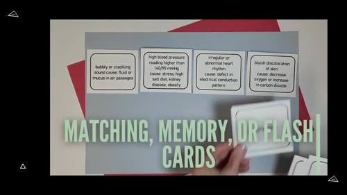 Vital Signs Flash Cards for Abnormal Conditions by The CTE Preceptor