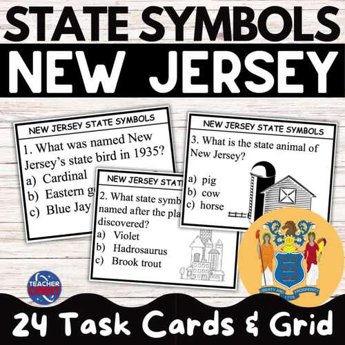 New Jersey State Symbols Activity State Government Social Studies Task ...