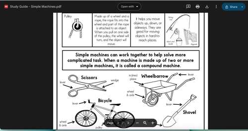 Mini Unit | Simple Machines | Lessons | Worksheets by Mrs Martinson
