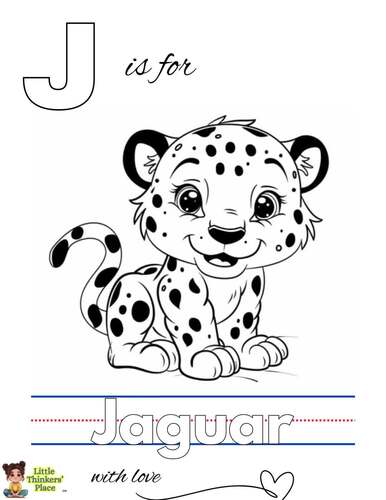 ABC Baby Shower Coloring Book | Animal Alphabet Coloring Pages | Baby ...
