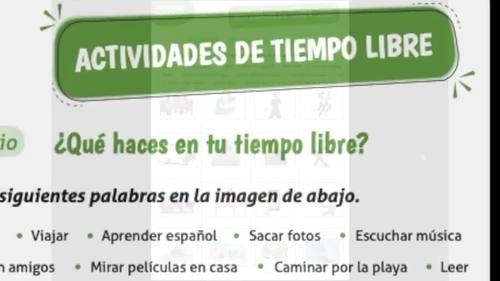 Verbos regulares en presente- ¿Qué haces en tu tiempo libre? by Pan con ...