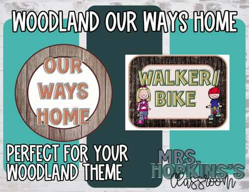 Our Ways Home Transportation Classroom Management in Woodland Theme Decor