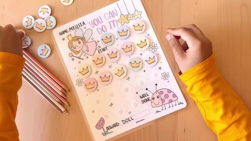 Girls Reward Chart, Printable Behavior Chart Fairy To Do List Daily ...