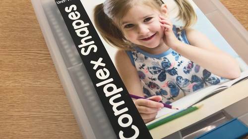 Pre-K Math (Preschool Math) Unit Nine: Complex Shapes by Tara West