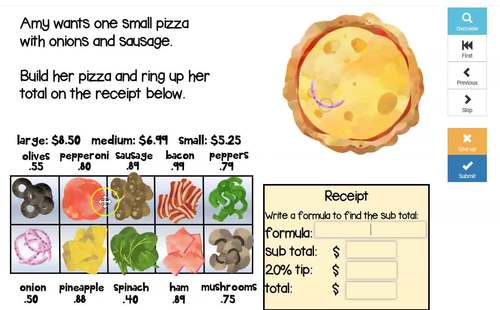 Adding Decimals Converting Percent Calculating Tips Task Cards Distance ...