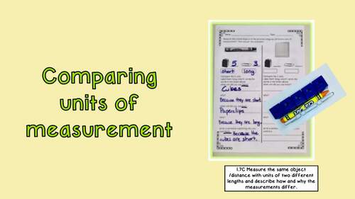 Comparing units of measurement by Cloud Ten | TPT