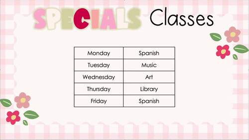 Back to School Slides | Meet the Teacher & Open House | Garden Party Themed