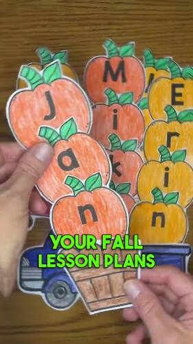 Pumpkin Craft, Pumpkin Editable Name Craft, Fall Craft Activity ...