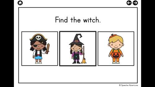 Halloween Build a Scene Boom Cards™ by Speechie Adventures | TpT