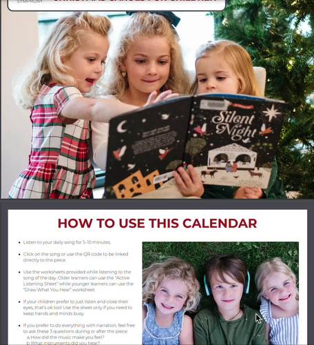 CHRISTMAS Music Bundle with Nutcracker Activities, Carol Calendar and Games