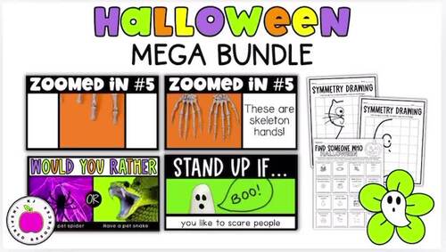 Halloween Activities and Games Bundle | Digital & Printable | Halloween ...