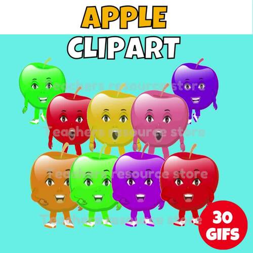 fruit clipart apples - food clip art by Teachers Resource Store | TPT