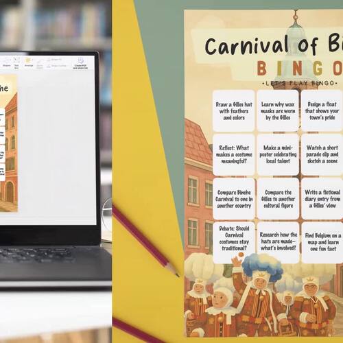Carnival of Binche Bingo | Cultural Diversity Classroom Activity, Editable