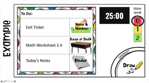 Must Do May Do Slides Editable Classroom Routine PPT I'm Done Now What ...
