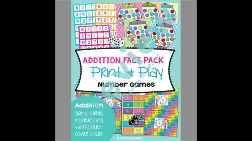 Addition to 20 Games Pack by From the Pond | TPT