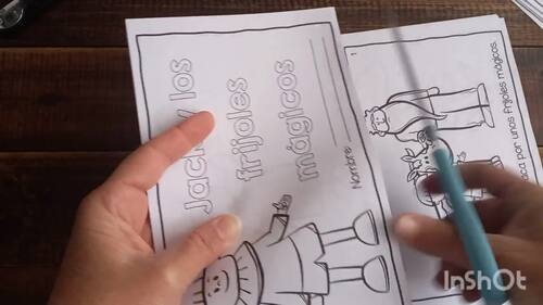 Spanish "Jack y los frijoles mágicos" en español Minilibro para leer y ...