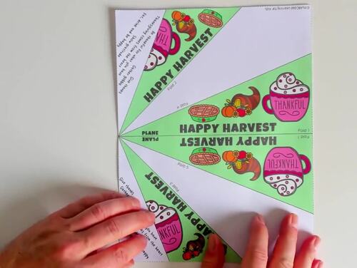 Thanksgiving STEM Challenge Paper Airplane PLANE Science Activity