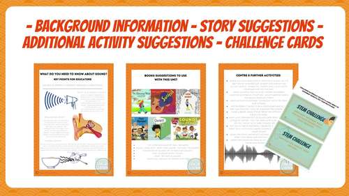 Small Science: Sound Unit by Tangible Learning | TPT