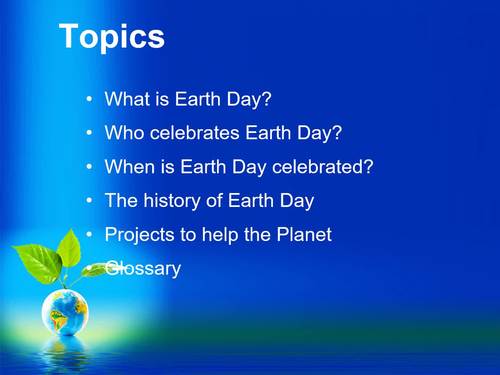 Earth Day No Prep Presentation and Digital Activities Bundle - Editable