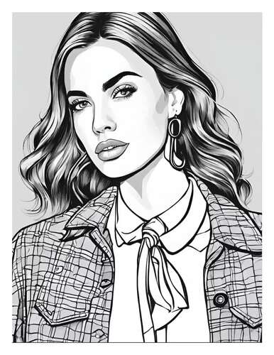 Preppy Fashion Coloring Book: A Fashion Coloring Book for Trendsetters