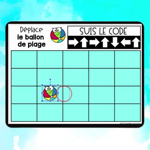 French Summer Digital Coding by Sprinkle it with French | TPT