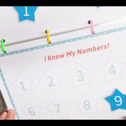 Busy Books: Interactive toddlers/Learning busy binders/Math Quiet Book/