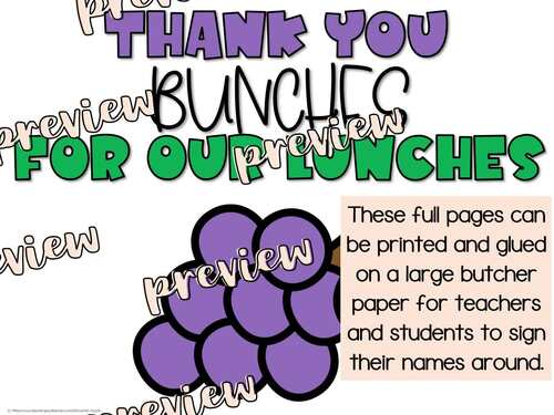 School Lunch Hero Day by Anh Huynh | TPT