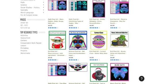 Custom (You Pick) Pixel Art Bundle of Five by Parker's Music and Pixel Shop