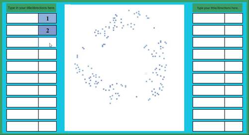 Mystery Digital EDITABLE LOW PREP - Earth Globe PIXEL ART Reveal Template